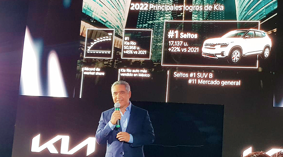 KIA México proyecta colocar 96 mil unidades en 2023